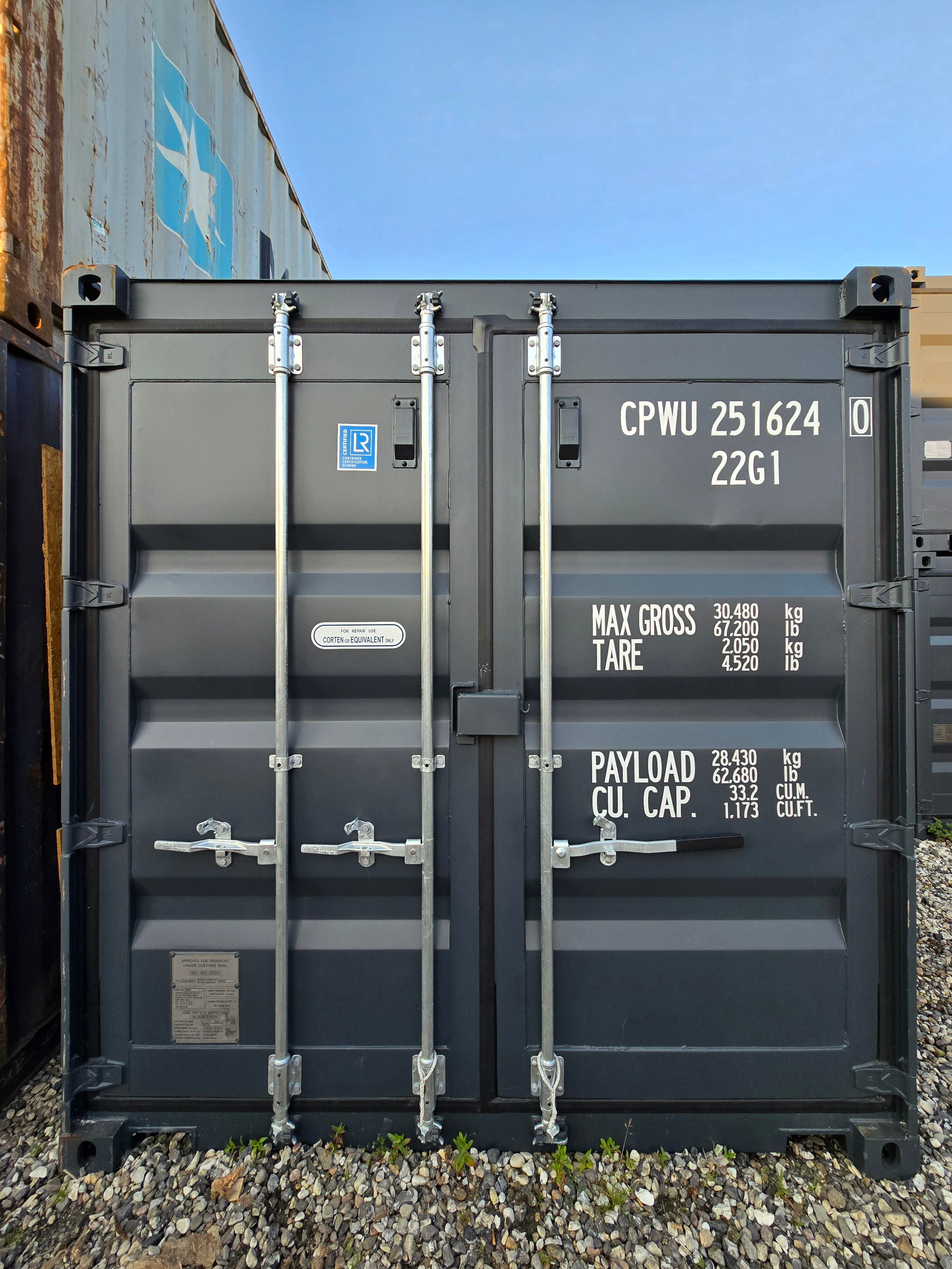 Isoleret 20 fods container - AL Containerservice