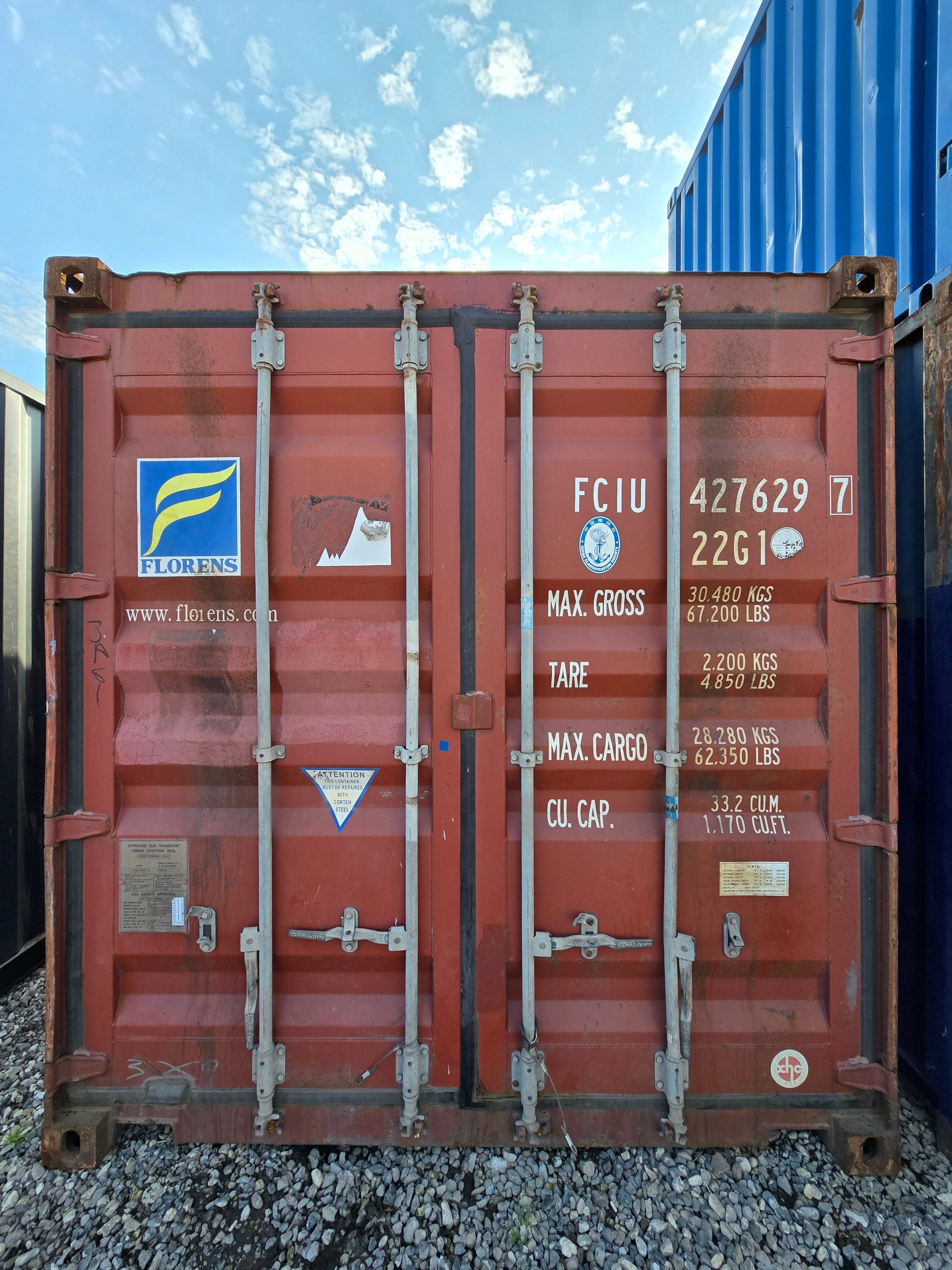 Sødygtig 20 fods container - AL Containerservice
