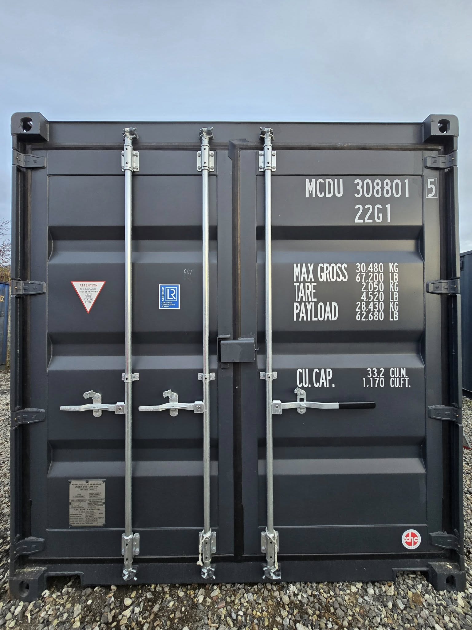 Isolerede 20 fods container - AL Containerservice