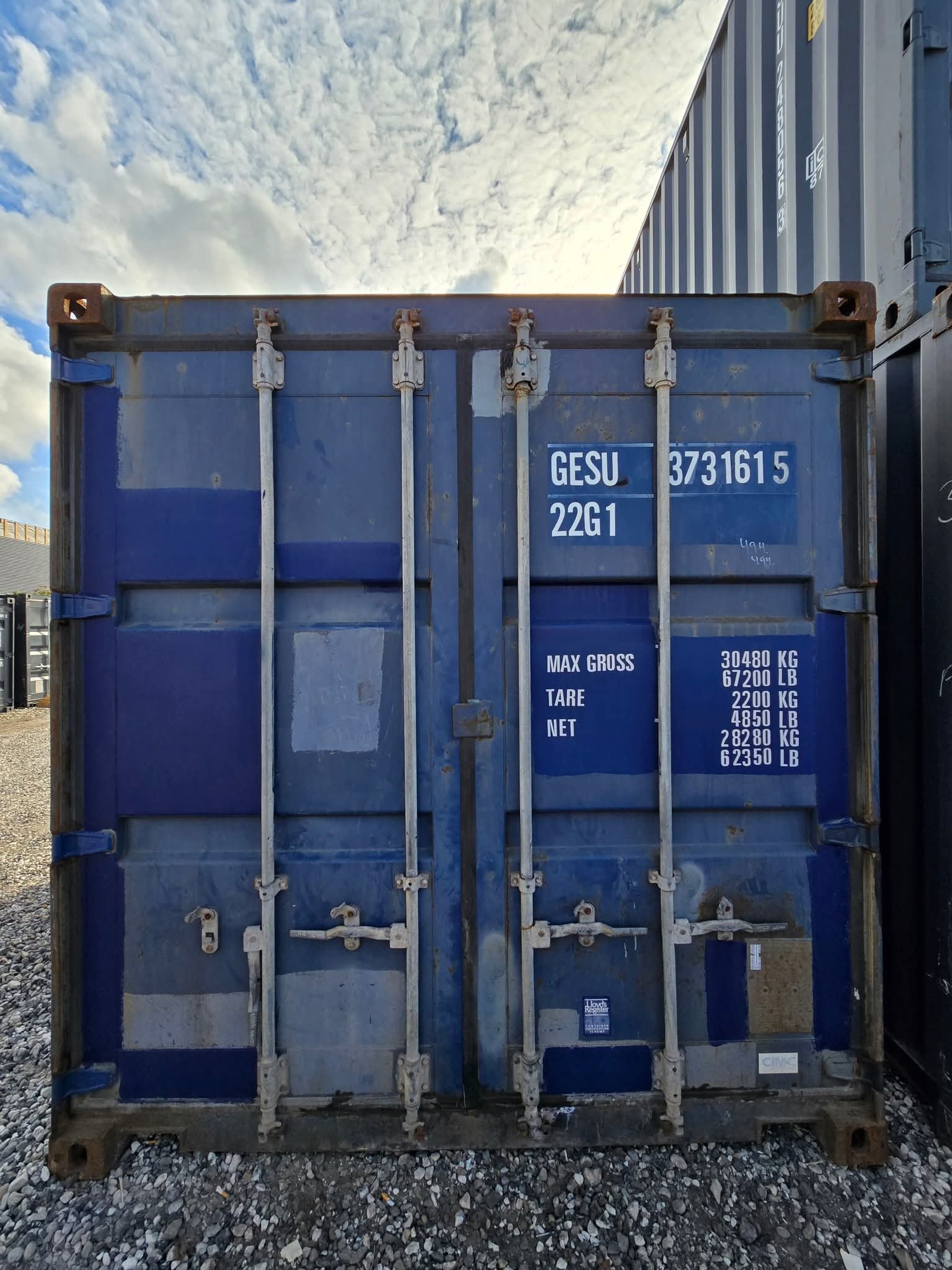 Isoleret 20 fods container - AL Containerservice