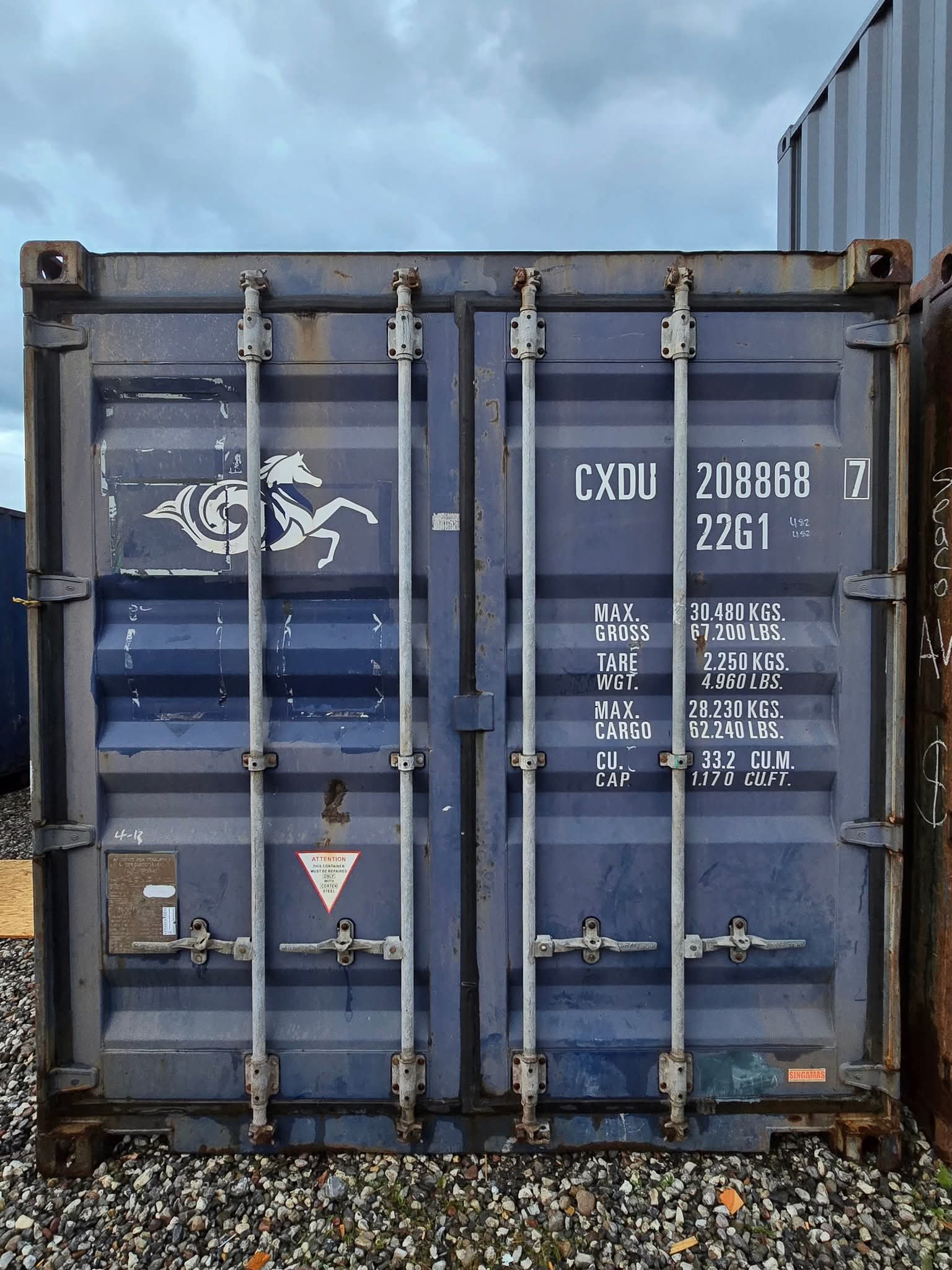 Sødygtig 20 fods container - AL Containerservice