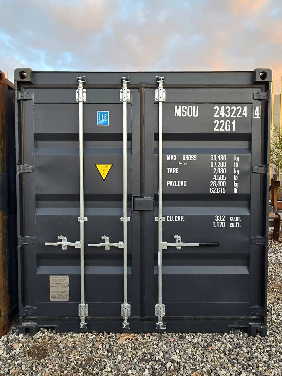 Isoleret 20 fods container - AL Containerservice