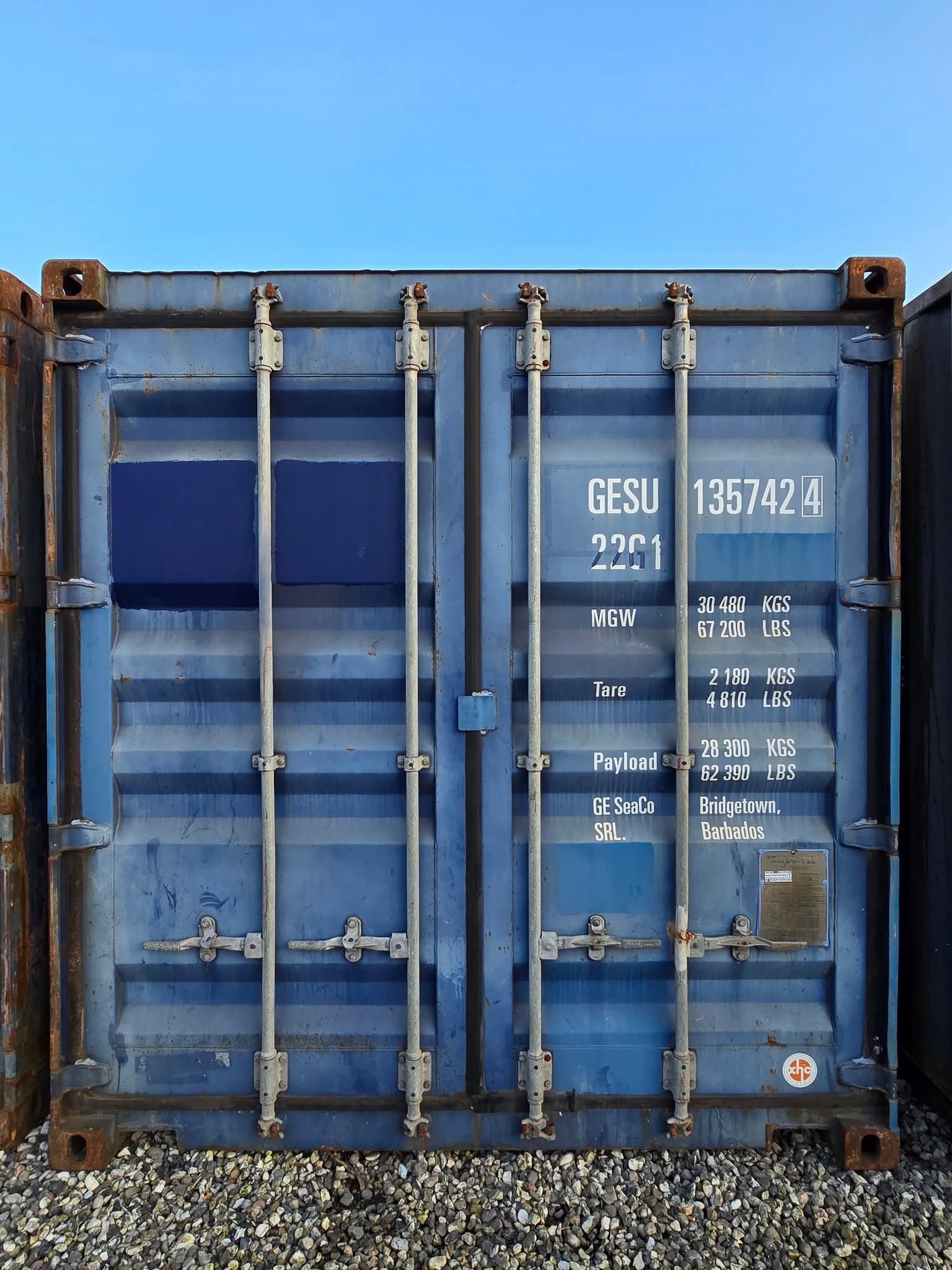 Sødygtig 20 fods container - AL Containerservice