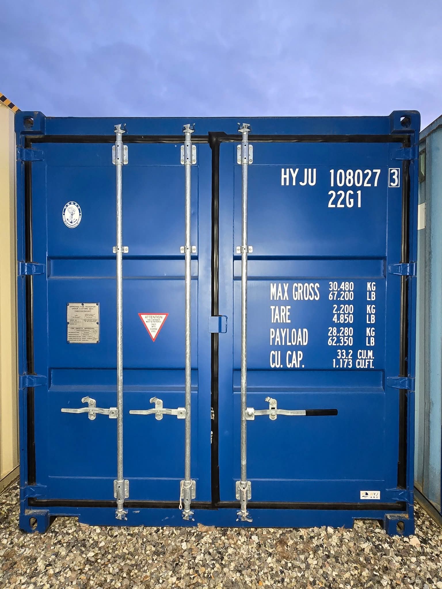 Isoleret 20 fods container - AL Containerservice