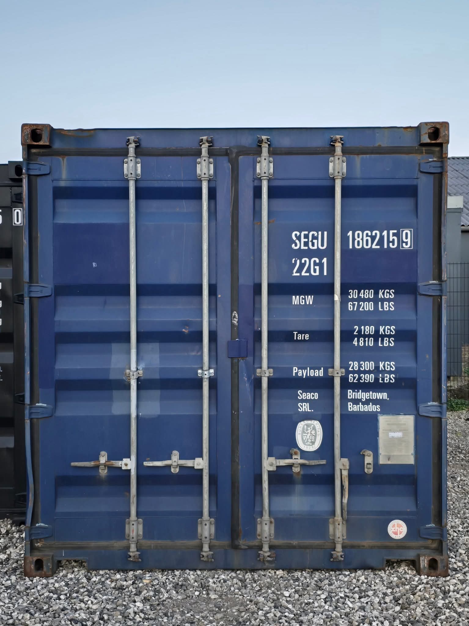 Sødygtig 20 fods container - AL Containerservice